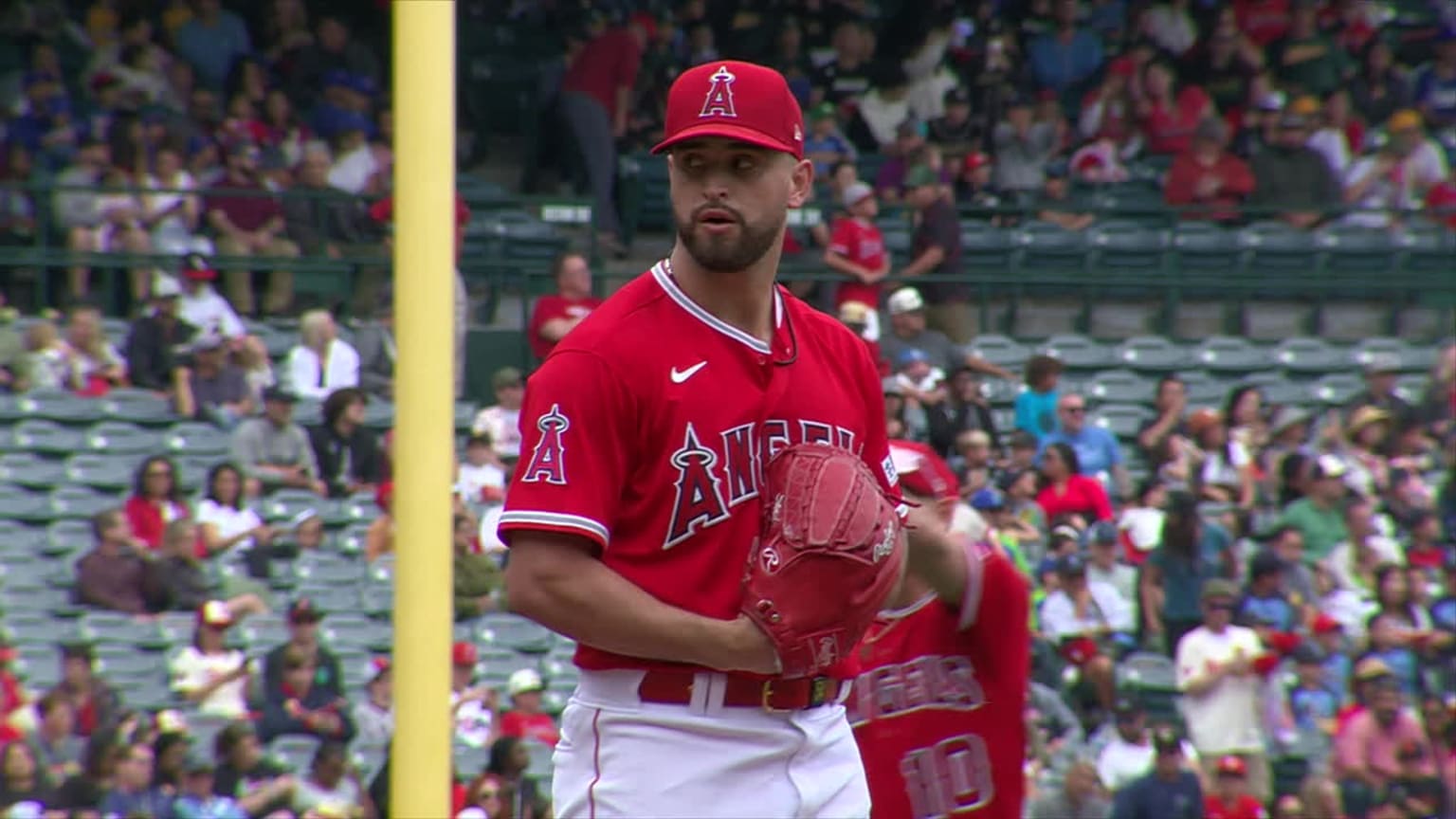 Patrick Sandoval allows two runs over six frames | 05/28/2023 | Los ...