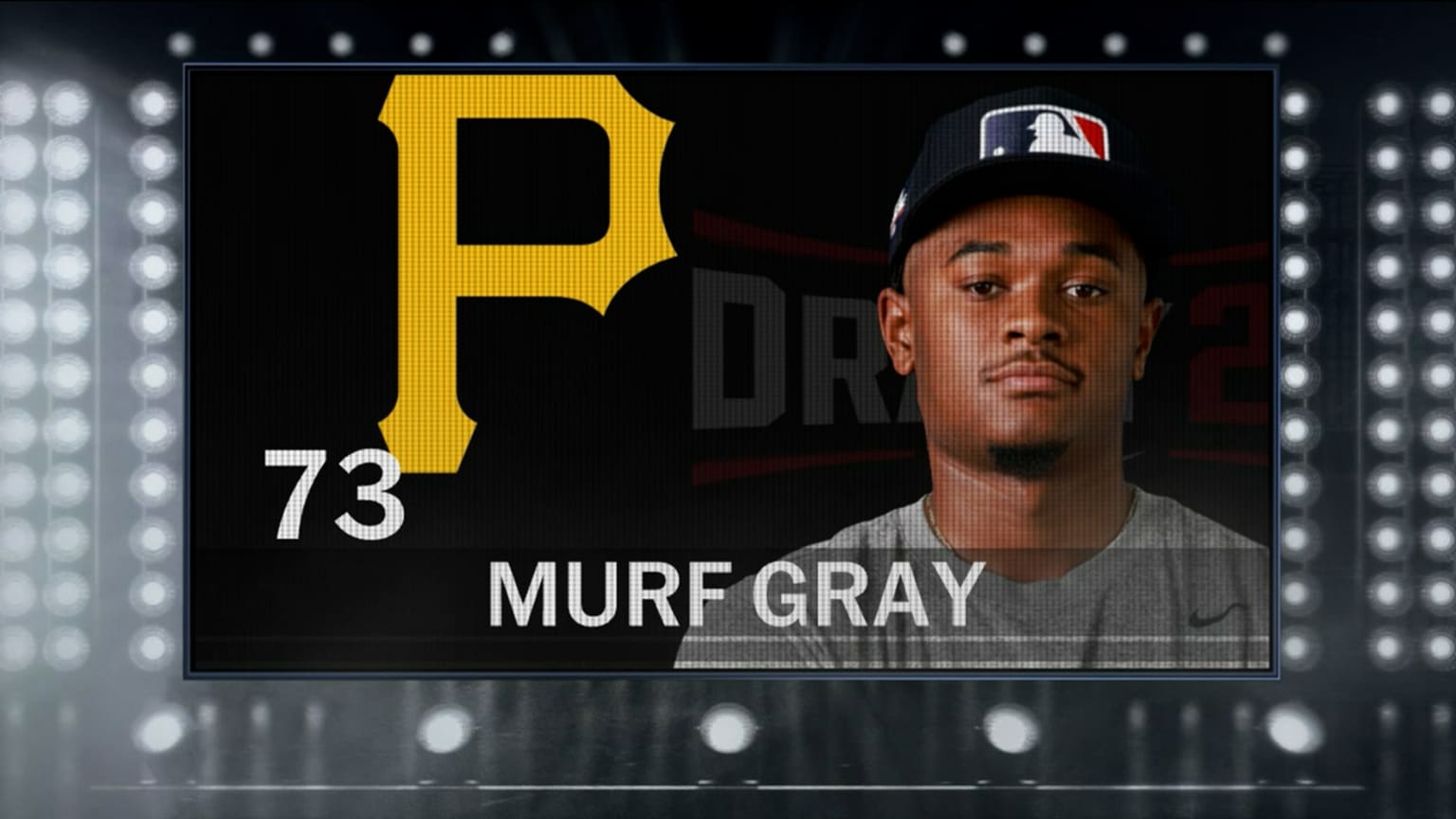 Draft 2025: Pirates draft 3B Murf Gray No. 73 | 07/14/2025 | MLB.com