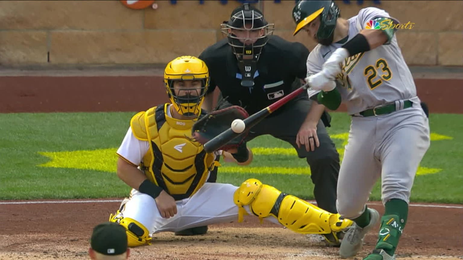 Shea Langeliers homers to center, ties game at 1 | 06/06/2023 | Athletics