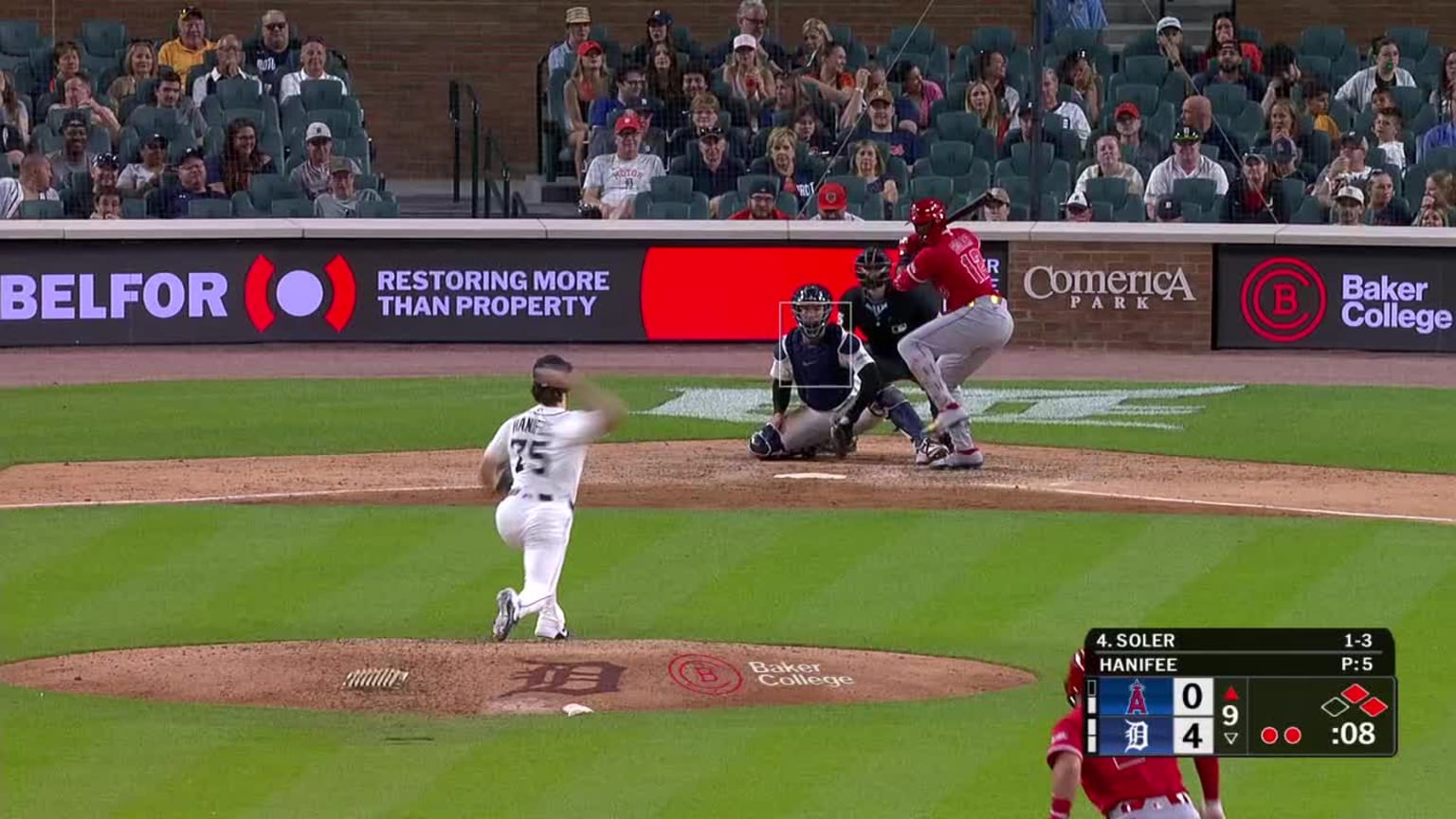 Jorge Soler grounds out, first baseman Spencer Torkelson to pitcher ...