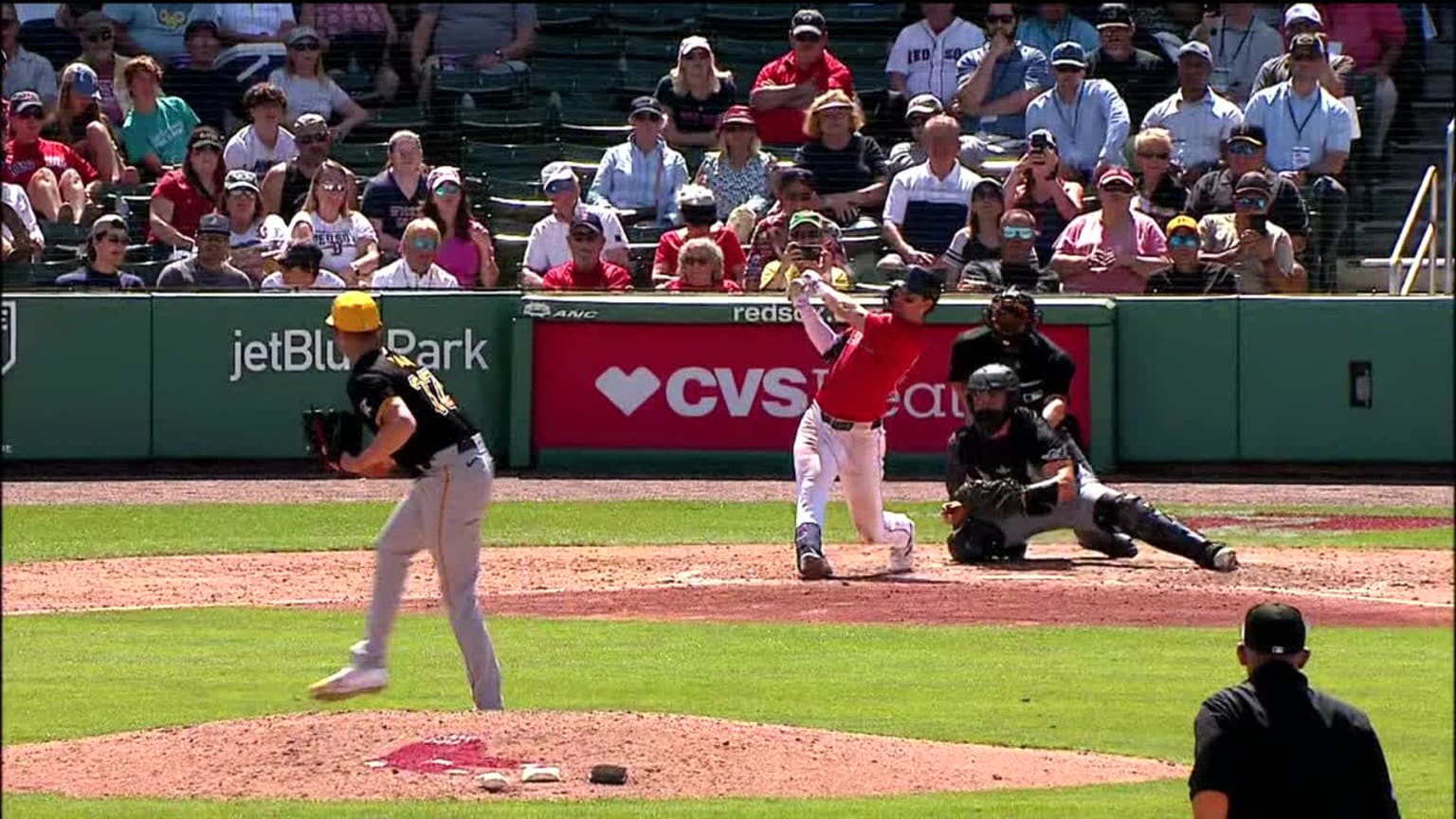 Nick Sogard grounds out, opens scoring in the 7th | 03/11/2024 | Boston ...