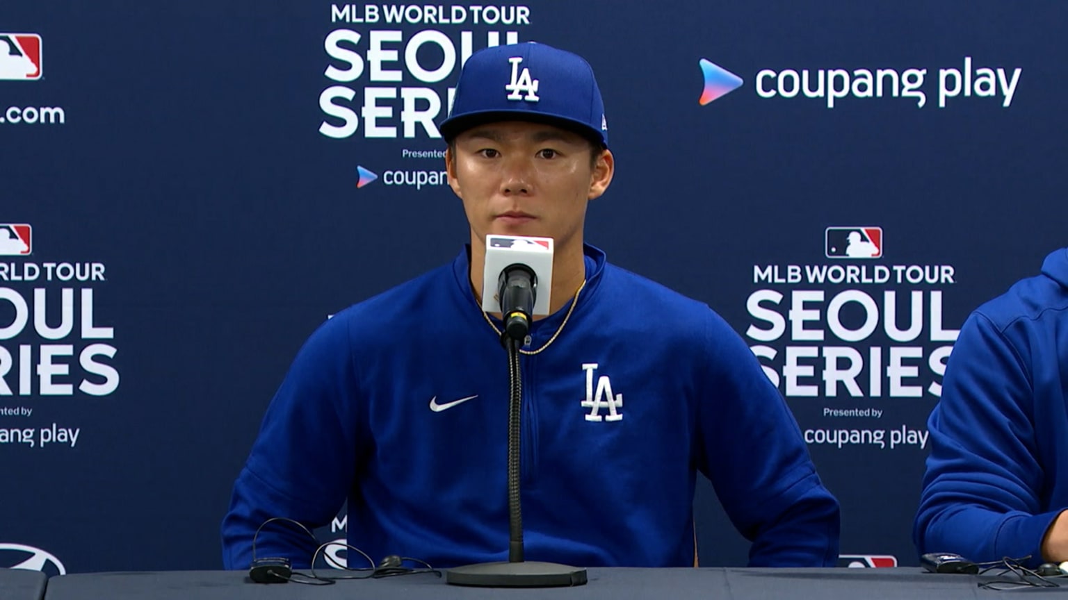 Yoshinobu Yamamoto on performance in MLB debut | 03/21/2024 | Los ...