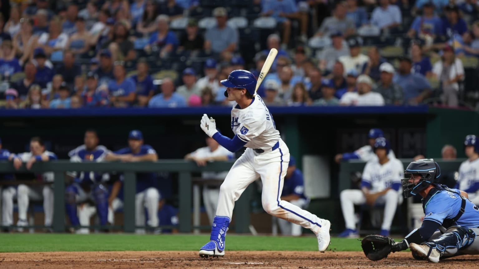 CJ Alexander's first Major League hit | 07/02/2024 | Kansas City Royals