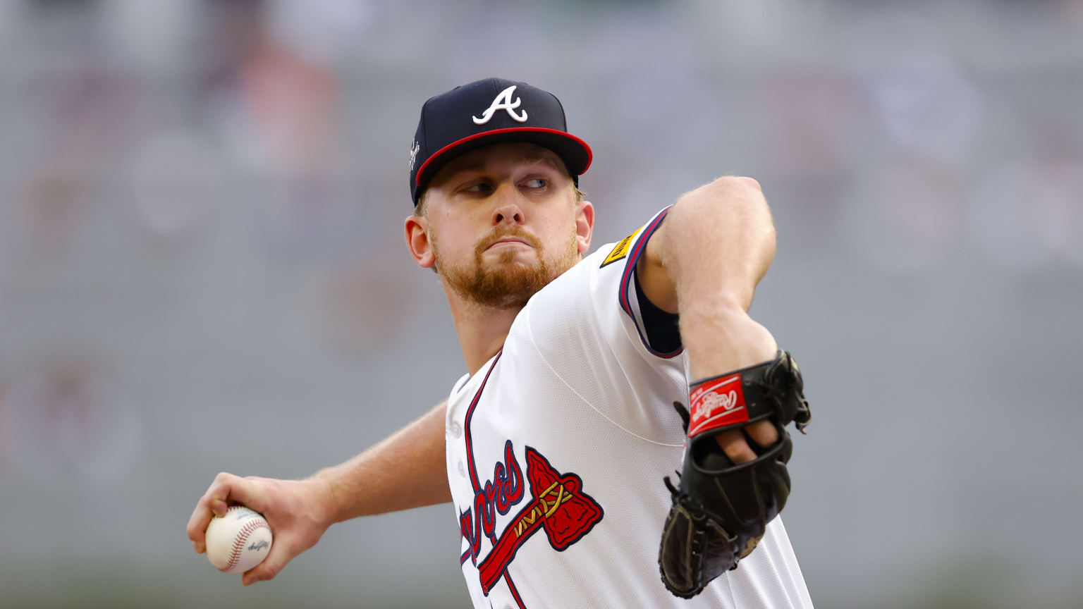 Spencer Schwellenbach fans Nathaniel Lowe | 05/13/2025 | Atlanta Braves