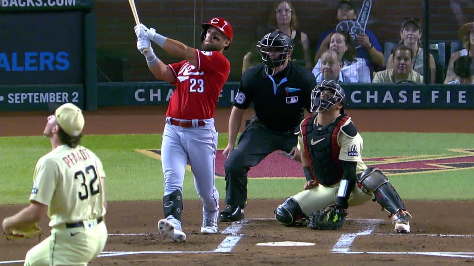 Nick Martini hits his first home run as a Red | 08/25/2023 | Cincinnati Reds