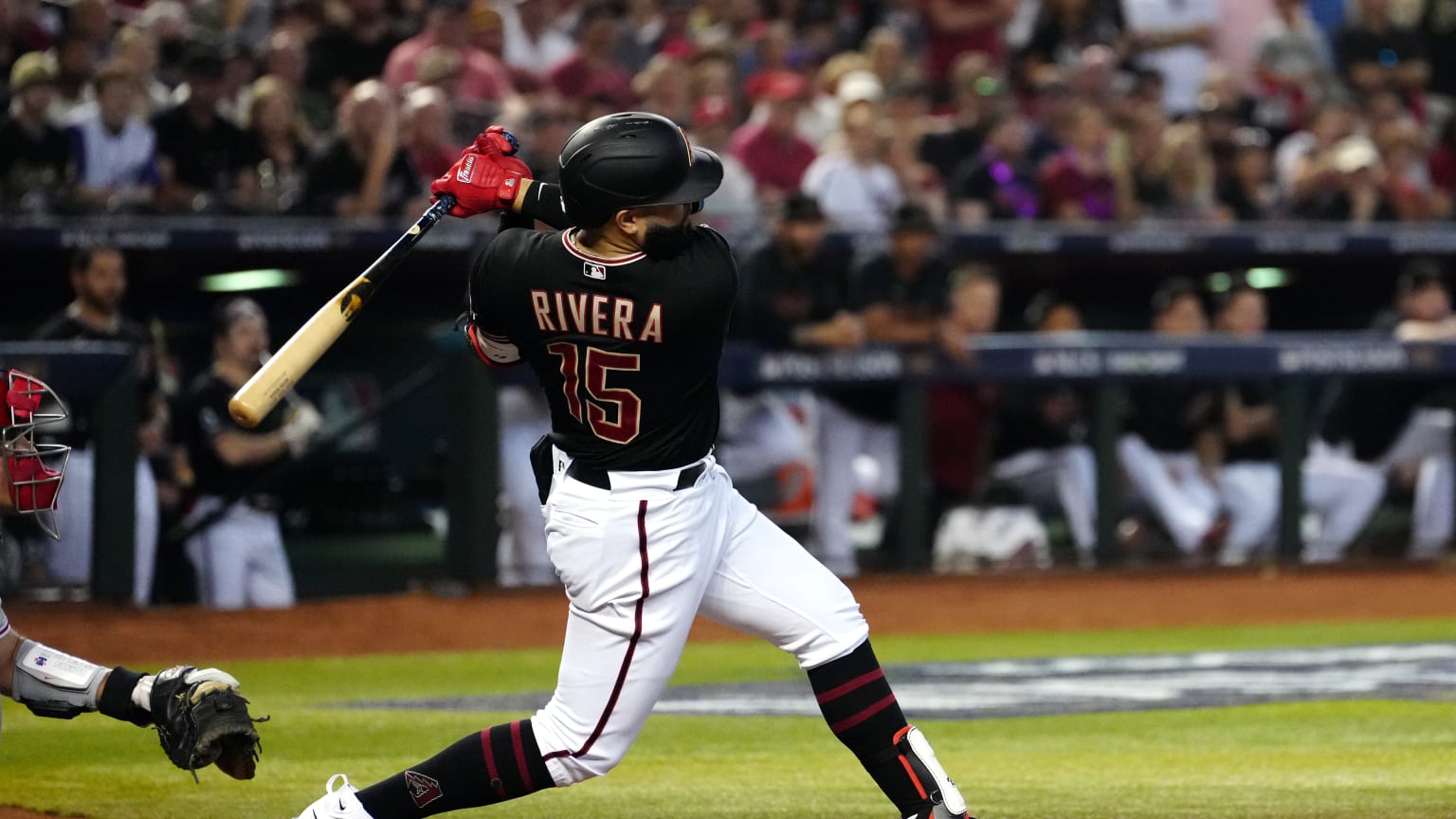 Emmanuel Rivera sharply rips an RBI single in the 2nd | 10/20/2023 ...