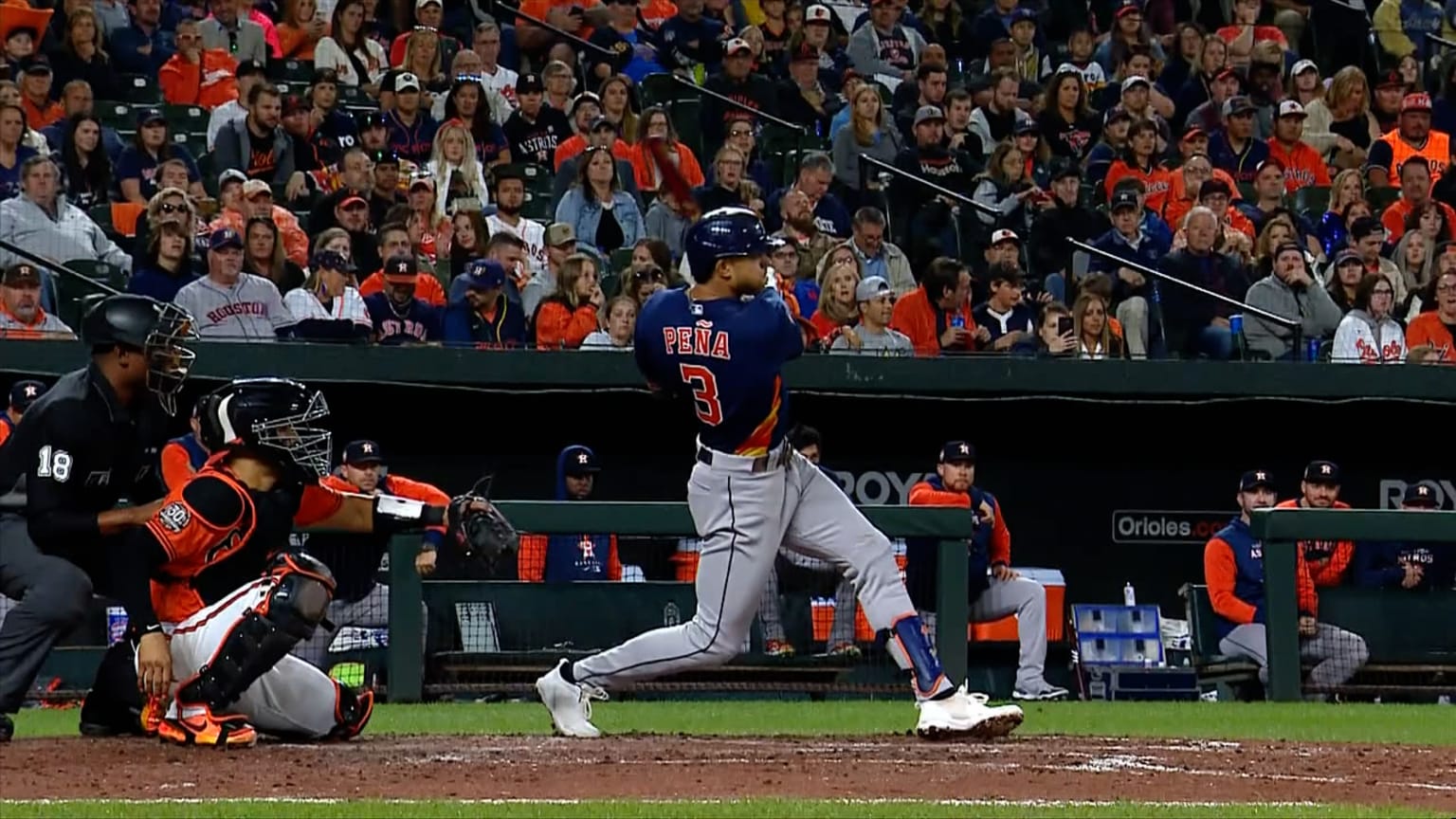 Jeremy Peña plates two with an extra-base hit | 09/24/2022 | Houston Astros