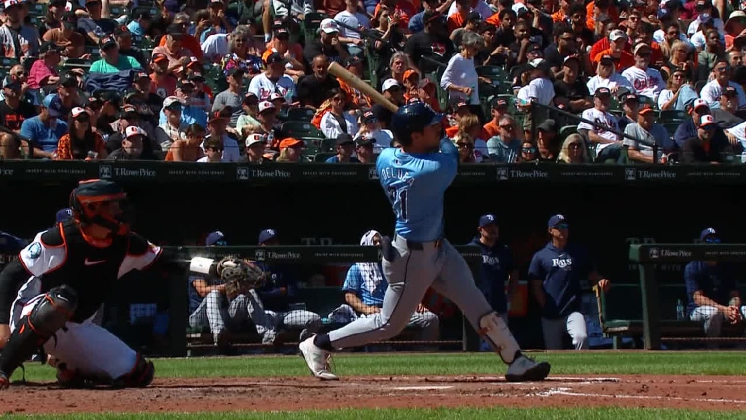 Jonny DeLuca da HR de 2 rayas en la 6ta entrada | 08/09/2024 | Los Rays ...