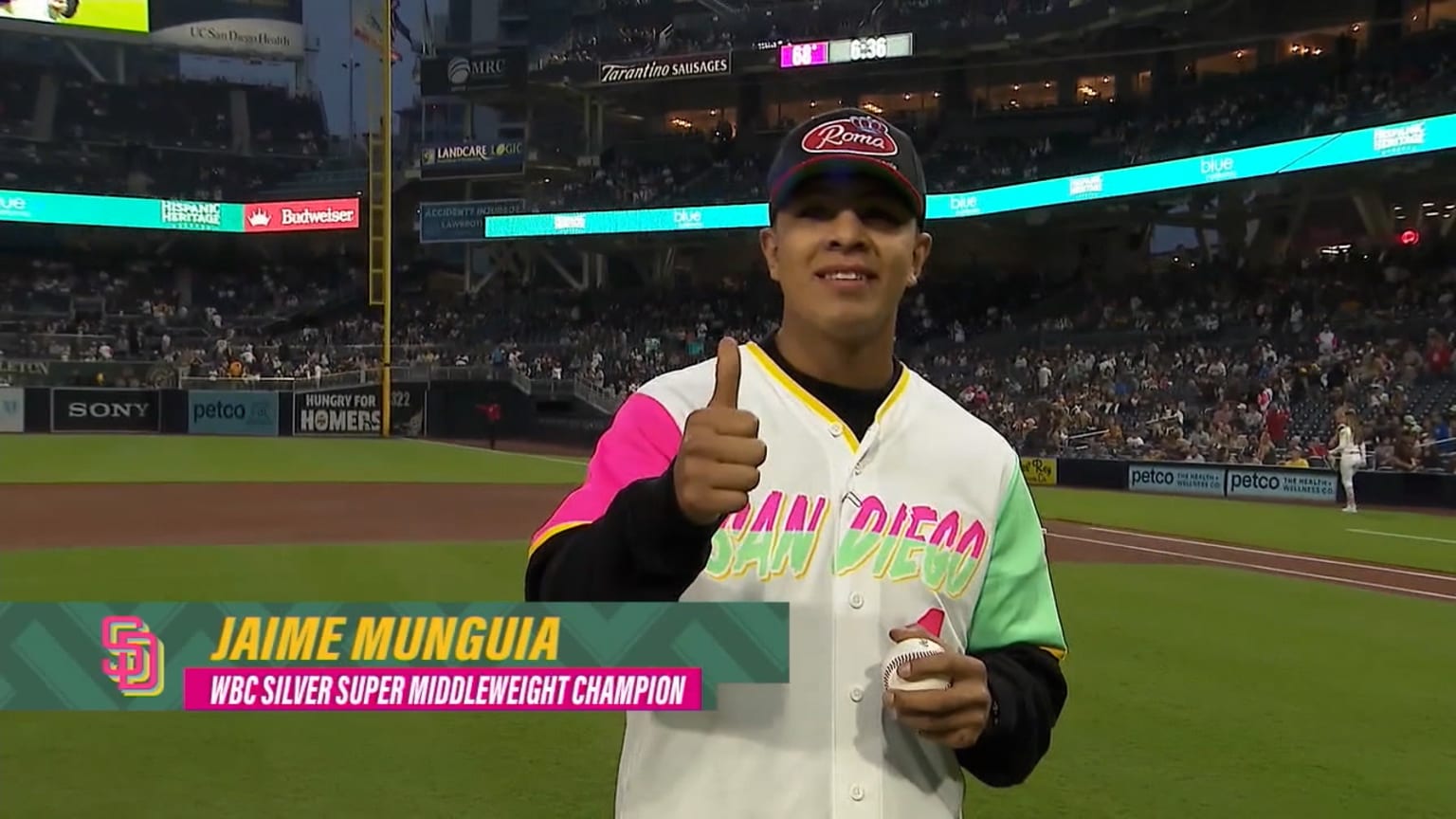 9/22/23: Ceremonial First Pitch | 09/22/2023 | San Diego Padres