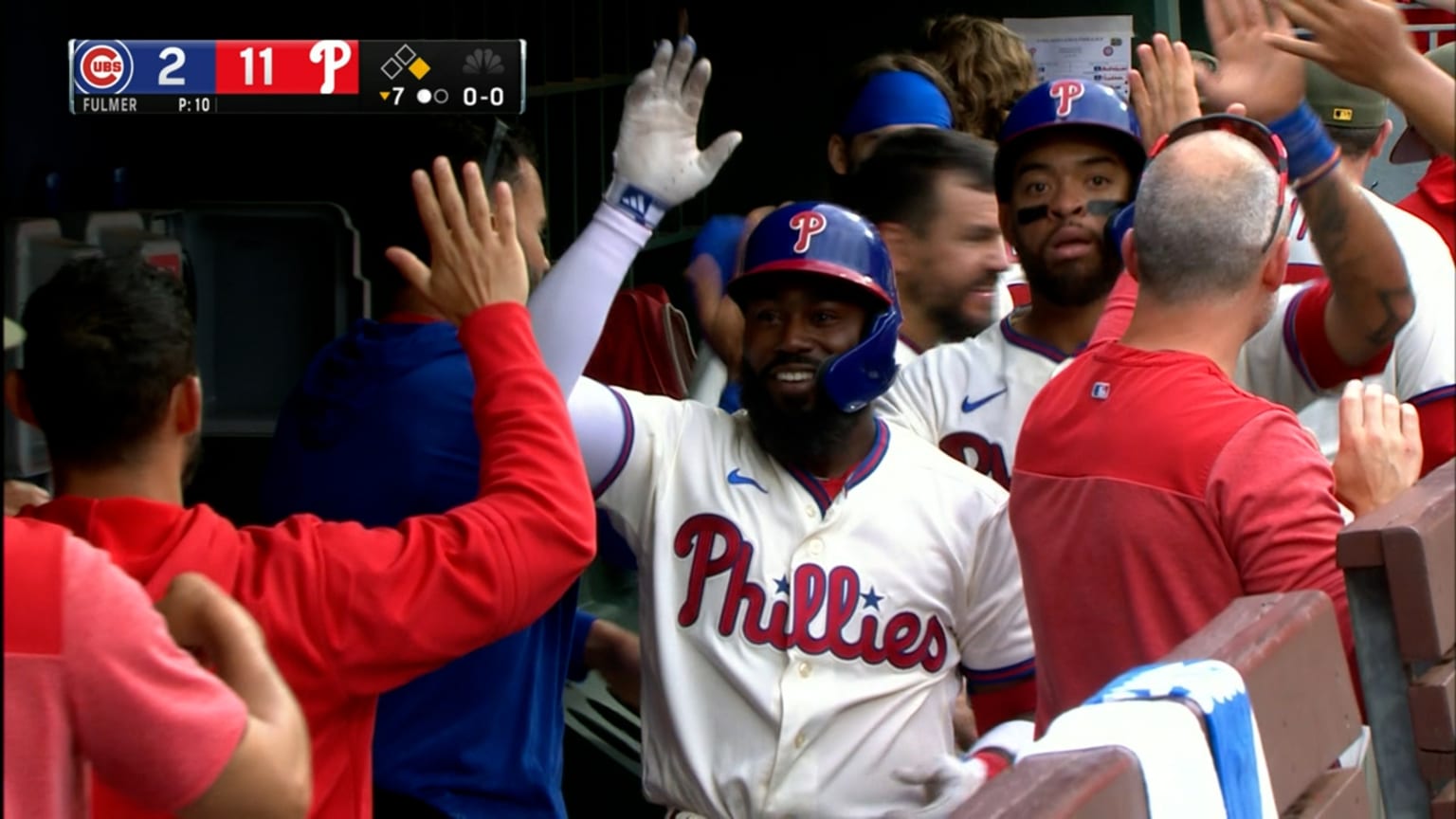 Josh Harrison hits a sac fly to right, scoring a run | 05/20/2023 ...