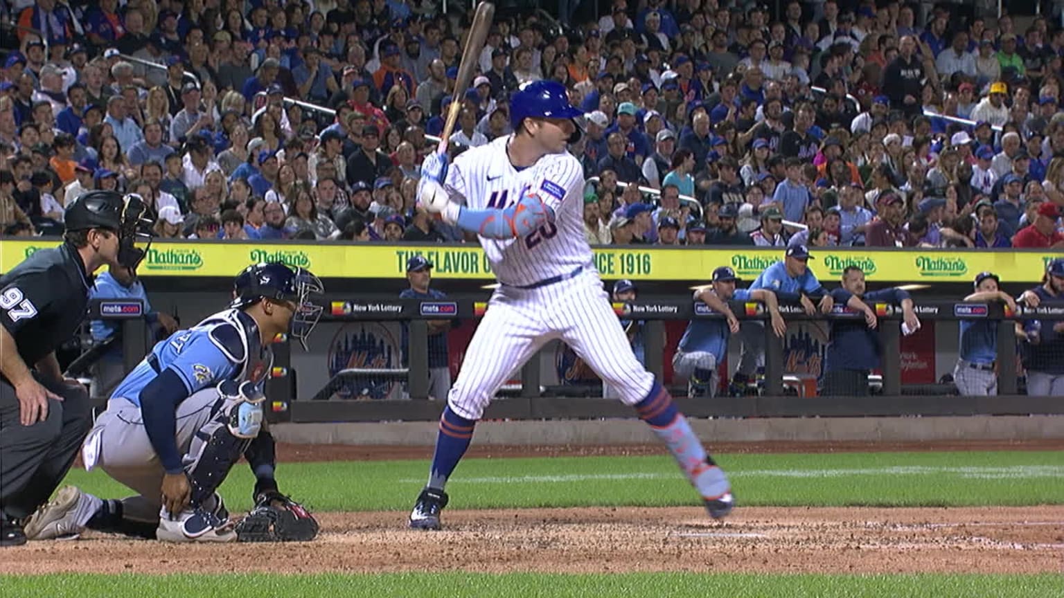 Pete Alonso wraps two-run homer around the foul pole | 05/16/2023 | New ...