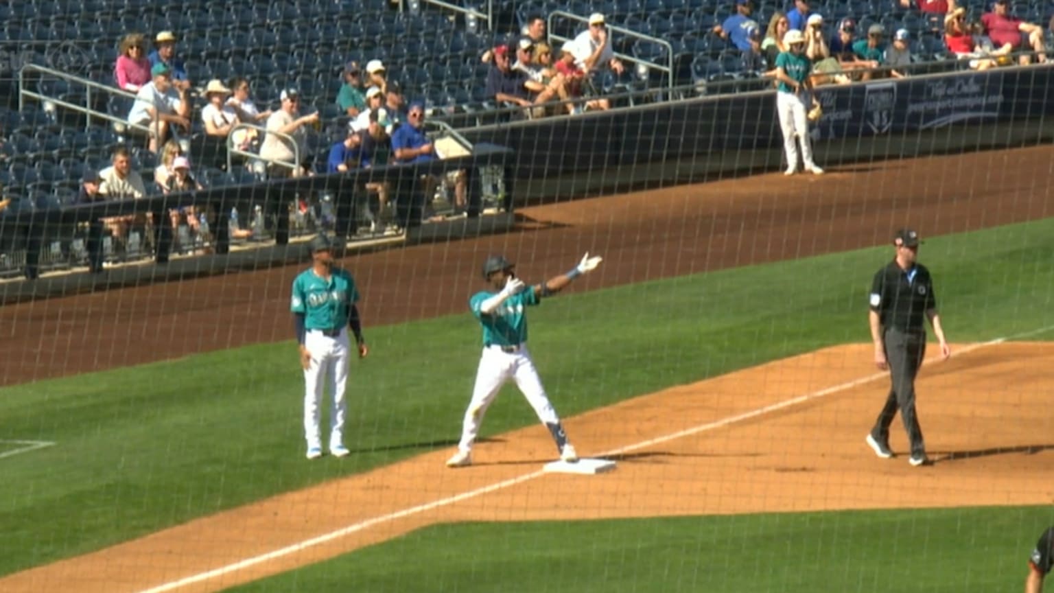 Ryan Bliss' RBI triple | 02/27/2025 | Seattle Mariners