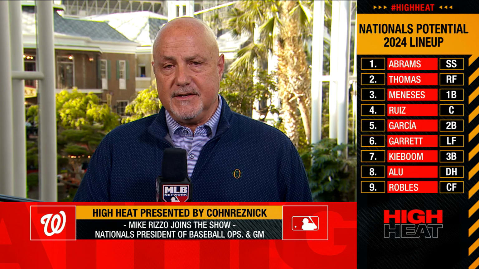 Nationals GM Mike Rizzo on state of team, offseason | 12/05/2023 ...