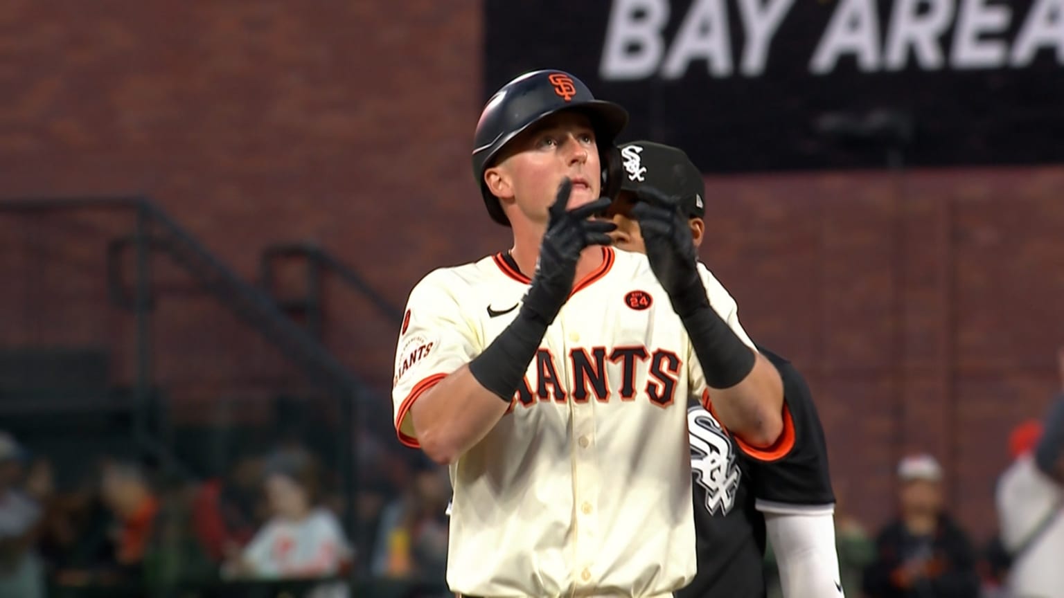 Tyler Fitzgerald pulls an RBI double to left field | 08/19/2024 | San ...