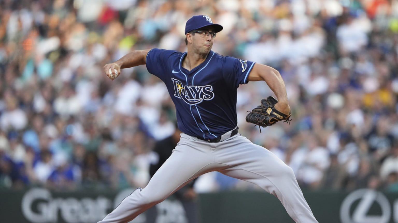 Joe Boyle strikes out Eugenio Suárez | 08/09/2025 | Tampa Bay Rays
