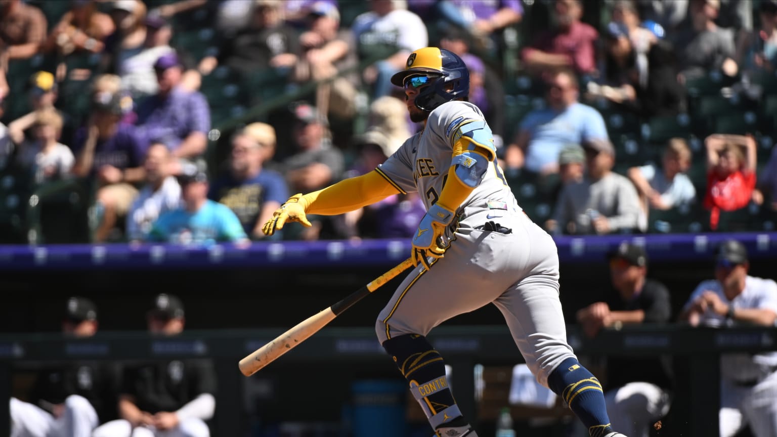 William Contreras' RBI double | 04/10/2025 | Milwaukee Brewers