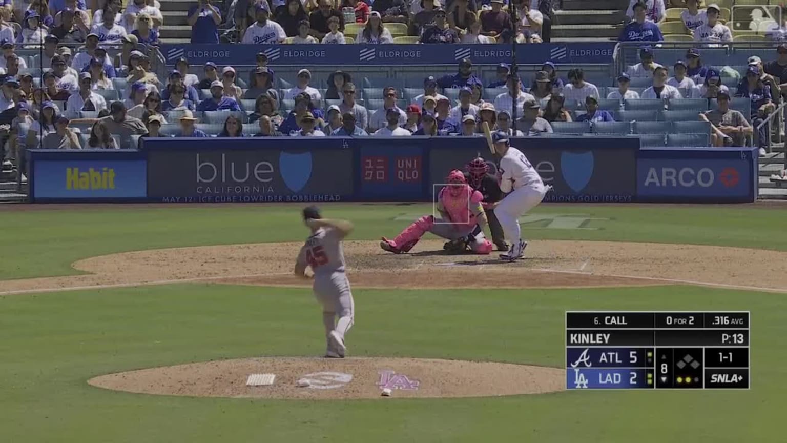 Tyler Kinley Called Strike to Alex Call | 05/10/2026 | Los Angeles Dodgers