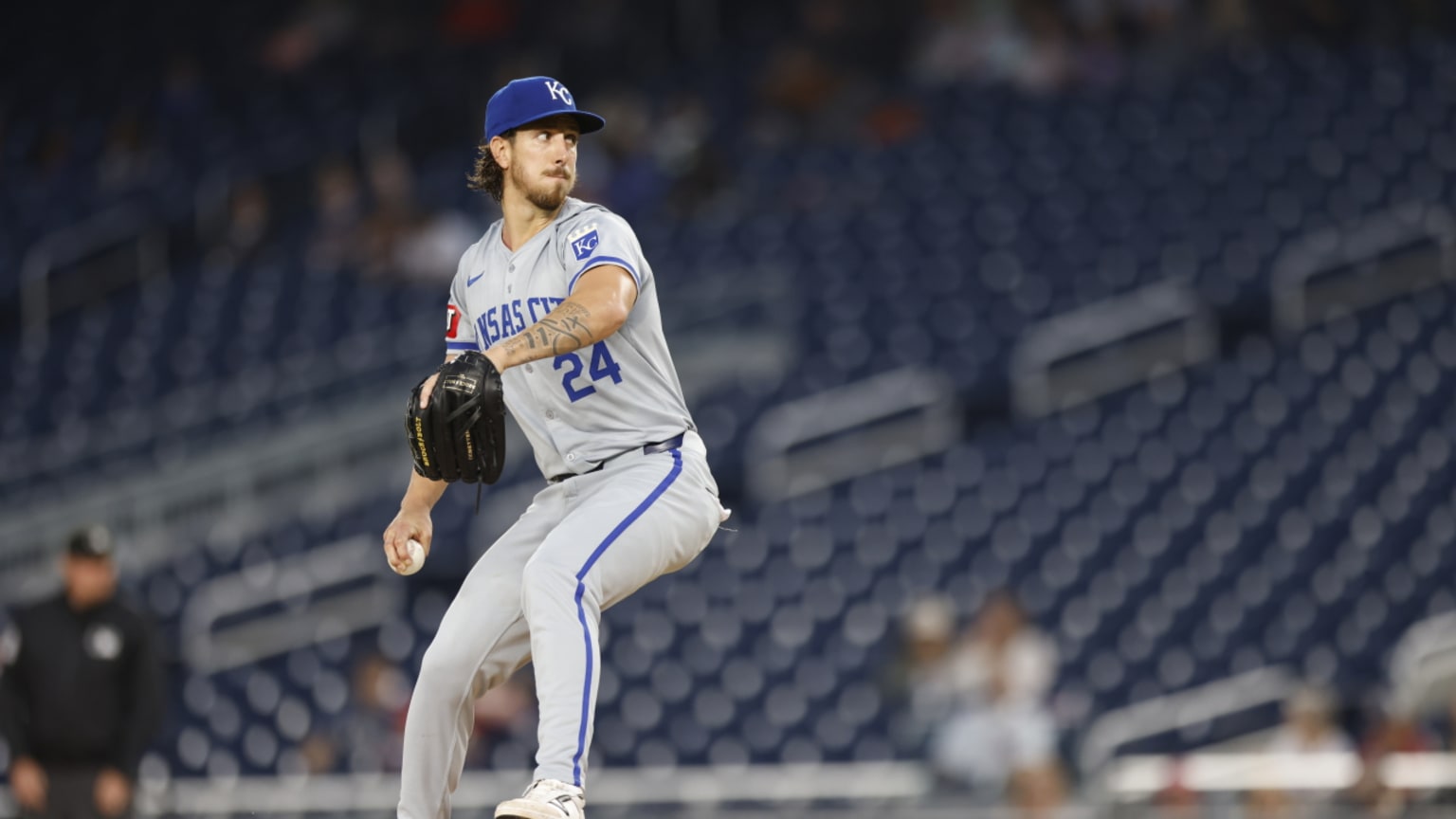 Michael Lorenzen fans James Wood | 09/25/2024 | Kansas City Royals