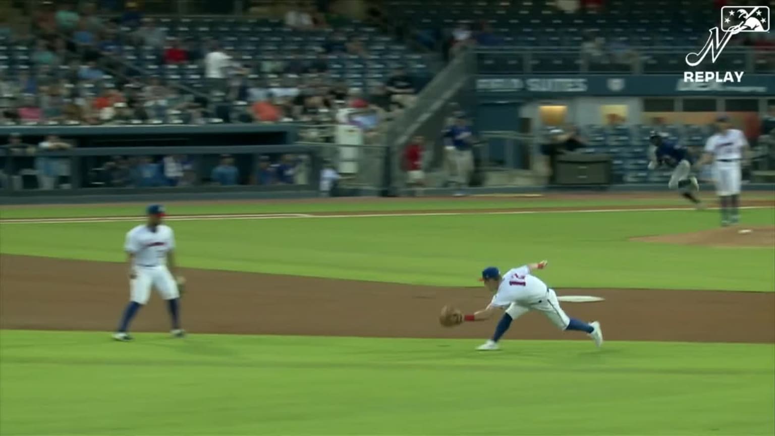 Patrick Dorrian's diving stop | 08/04/2023 | MLB.com