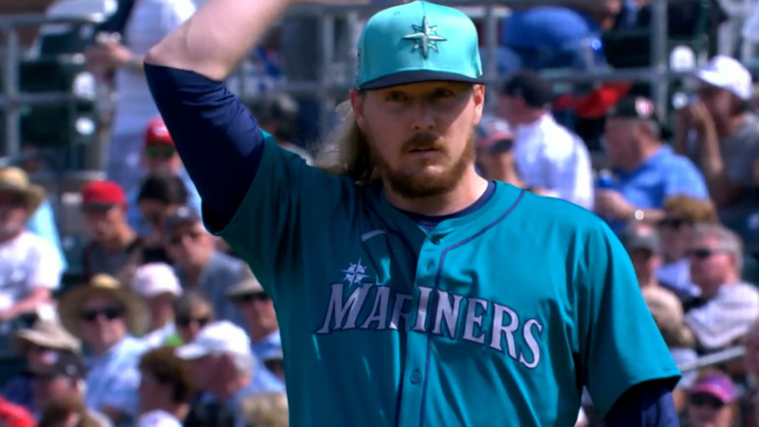 Ryne Stanek's first K of Spring Training | 03/18/2024 | Seattle Mariners