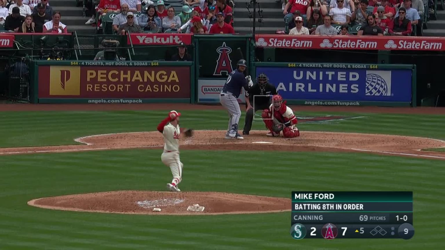 Mike Ford's solo home run (2) | 11/06/2023 | Los Mariners de Seattle