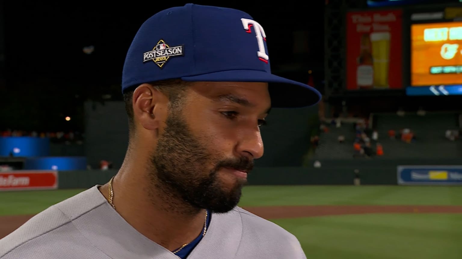 Marcus Semien on Rangers taking 2-0 lead in ALDS | 10/08/2023 | Texas ...