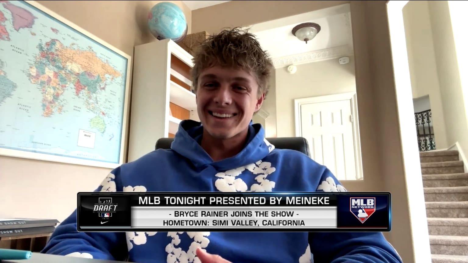 Bryce Rainer on being a two-way player in the Draft | 07/09/2024 | MLB.com