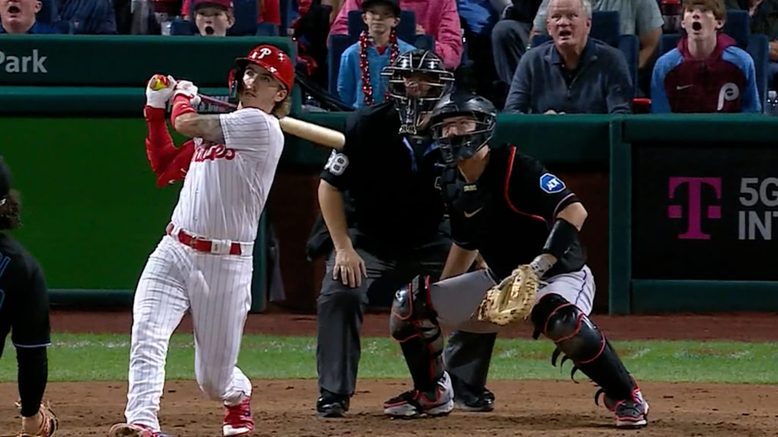 Take a look at Stott's grand slam using Data Viz | 10/04/2023 | Philadelphia Phillies