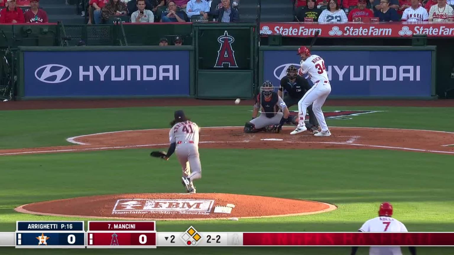 Trey Mancini pega sencillo remolcador | 08/06/2026 | Los Angels de Los ...