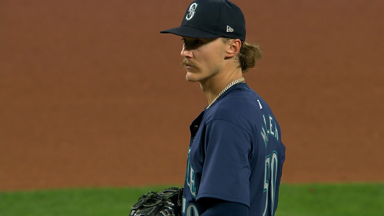 Bryce Miller's 10th strikeout of the game | 08/26/2024 | Seattle Mariners