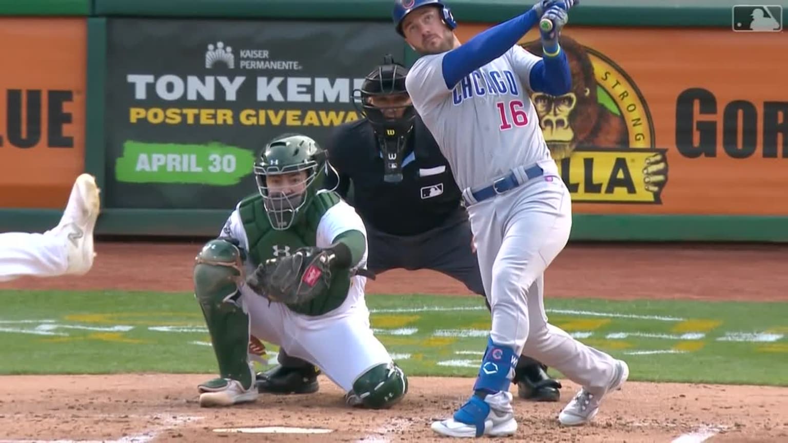 Patrick Wisdom drills a solo homer to left-center | 04/17/2023 | MLB.com