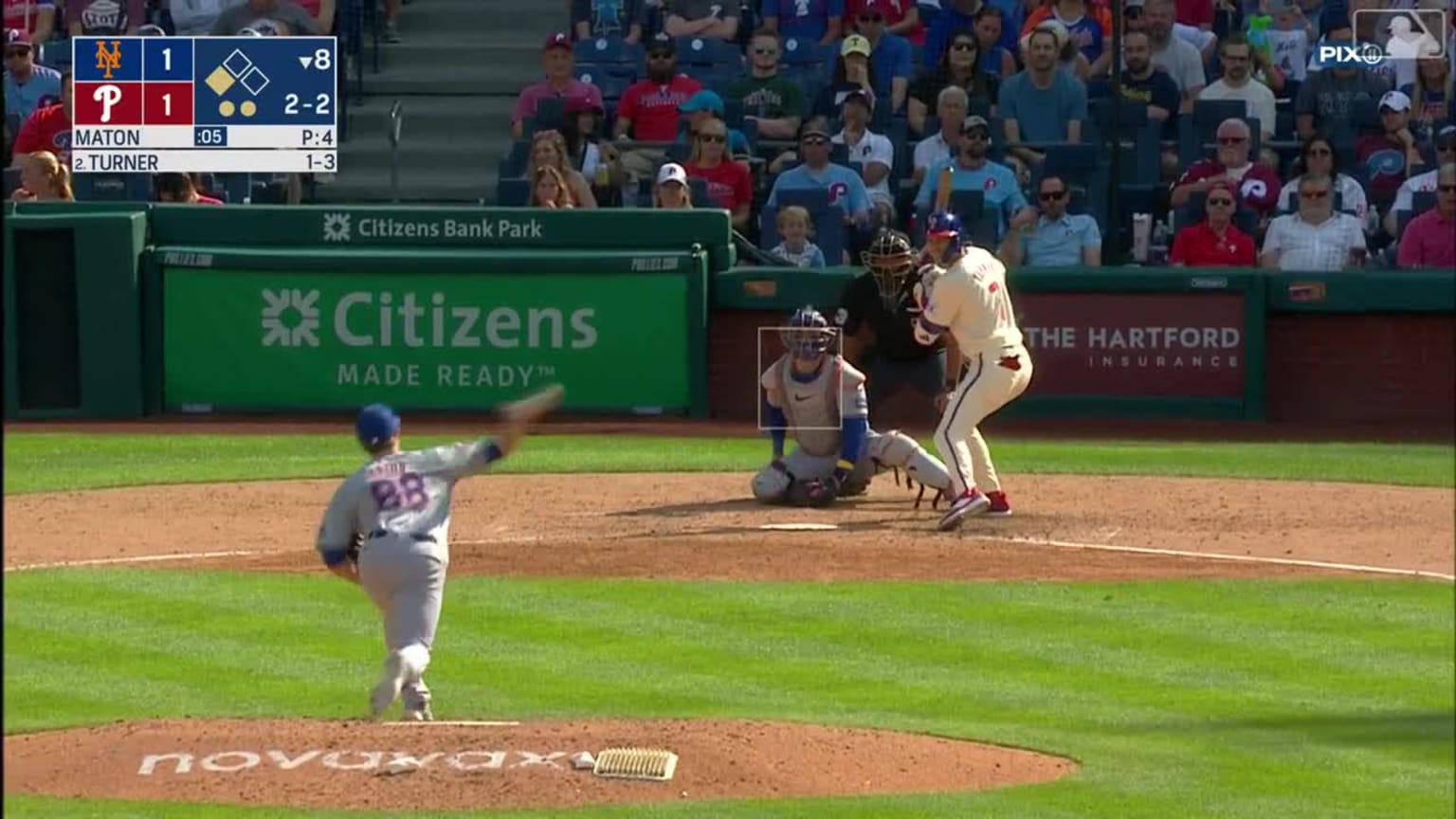 Phil Maton keeps the game tied in the 8th | 09/15/2024 | New York Mets