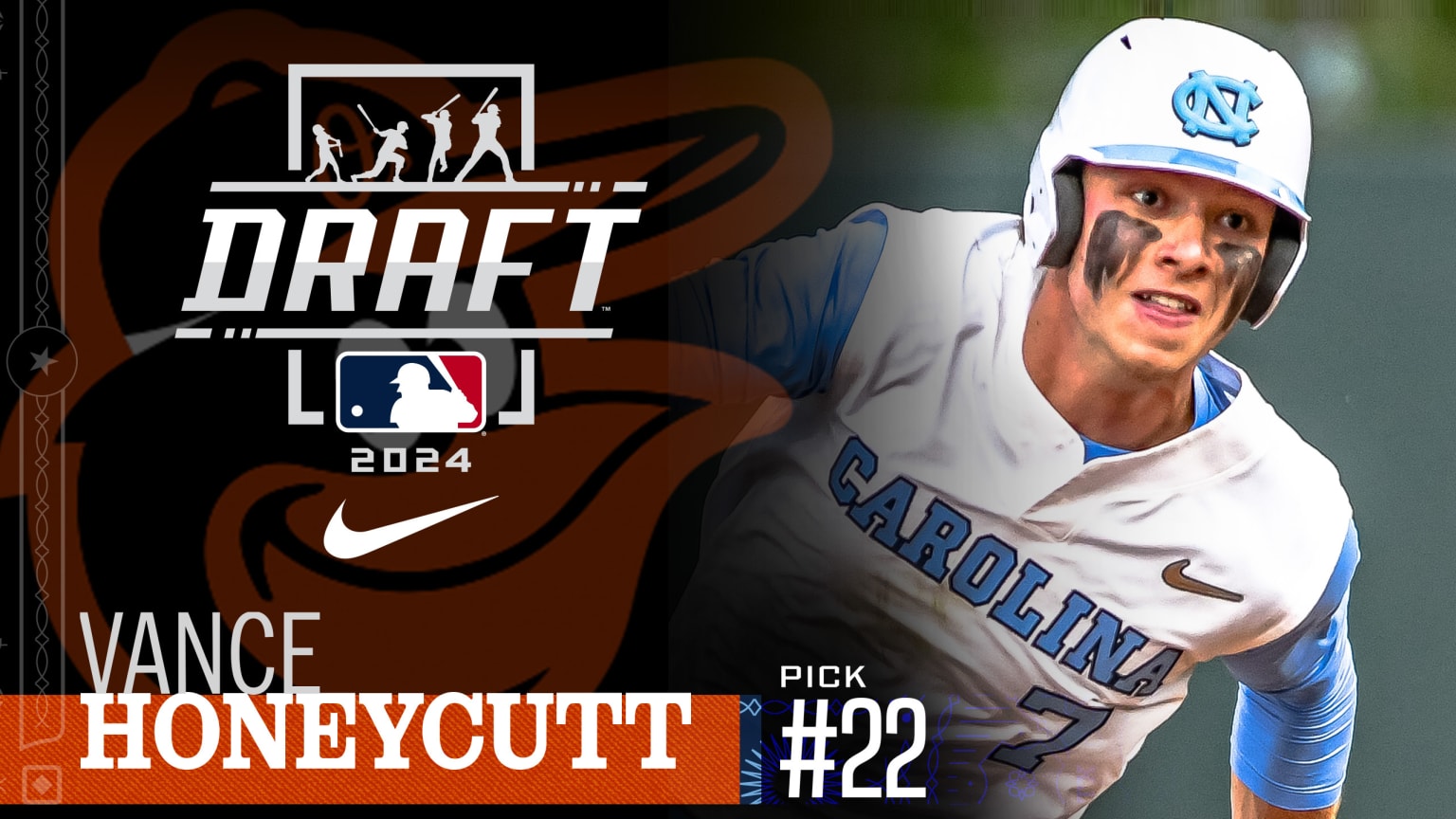 Draft 2024: Orioles select OF Vance Honeycutt No. 22 | 07/15/2024 ...
