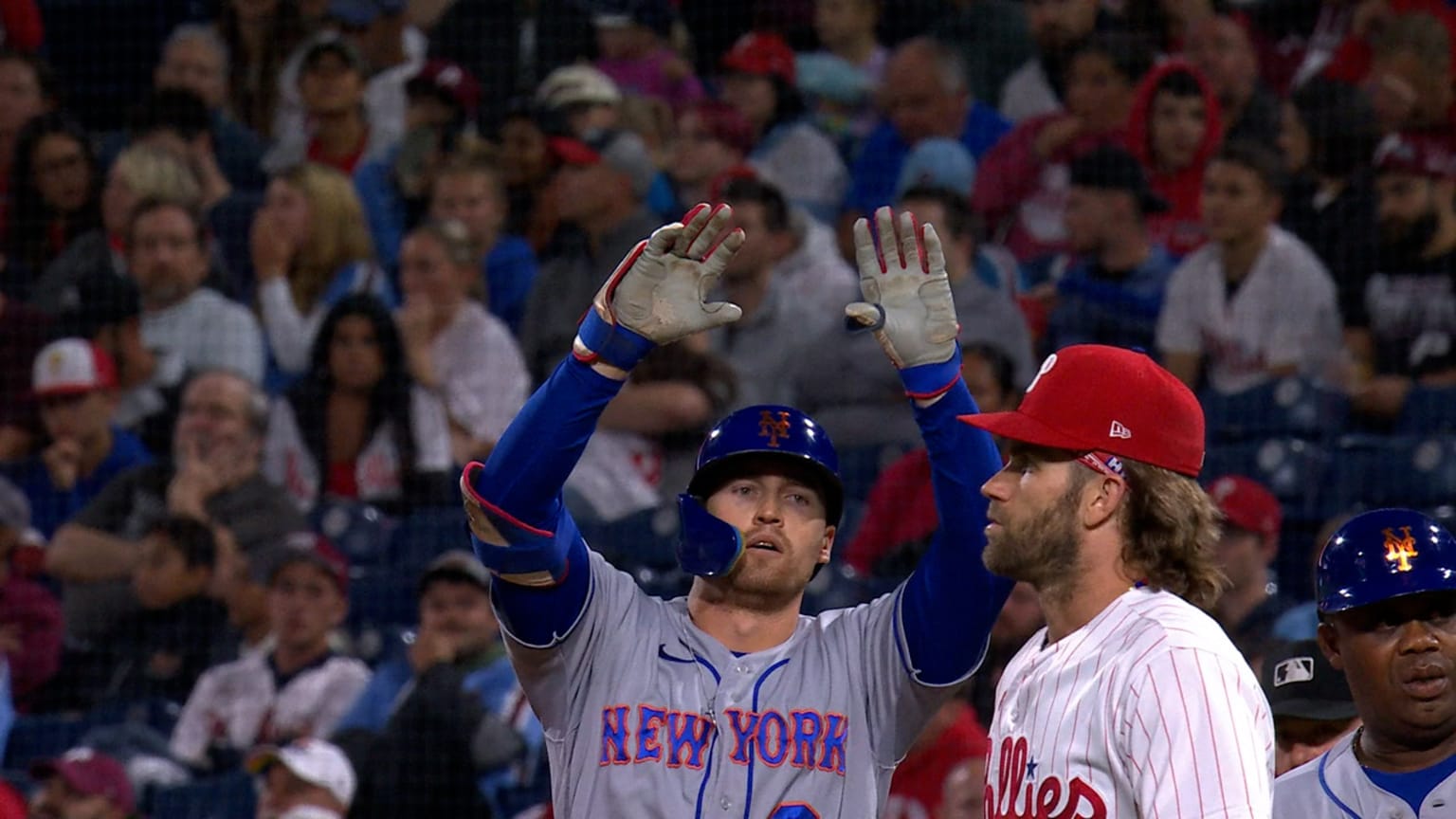 Brandon Nimmo hits an RBI single to right field | 09/22/2023 | New York ...