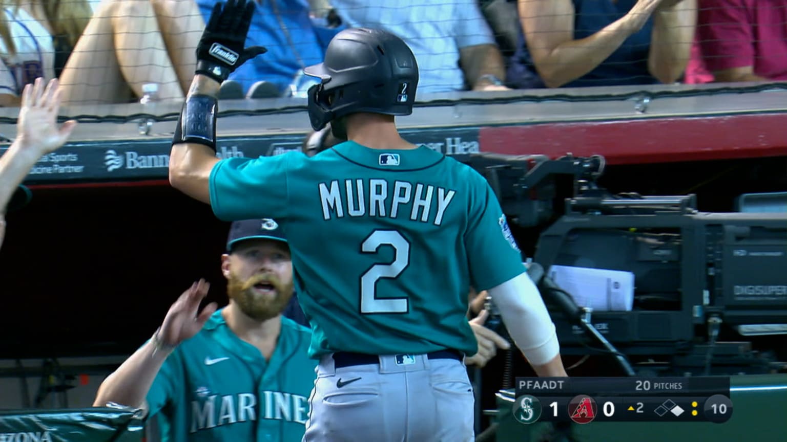 Tom Murphy eleva de sacrificio | 29/07/2023 | Los Mariners de Seattle