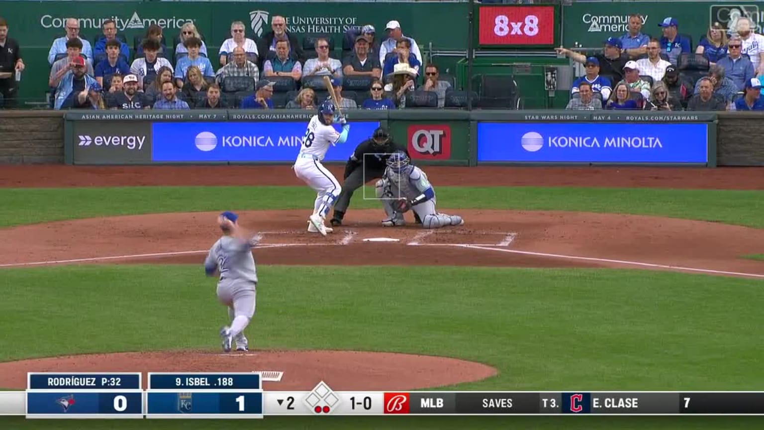 Kyle Isbel's double | 04/24/2024 | Kansas City Royals