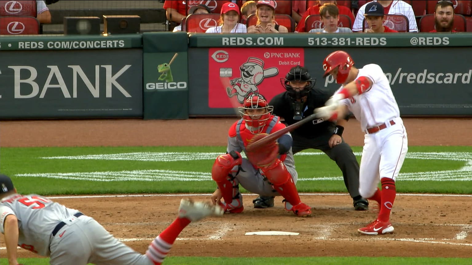 Matt McLain hits his first career home run | 05/23/2023 | Cincinnati Reds