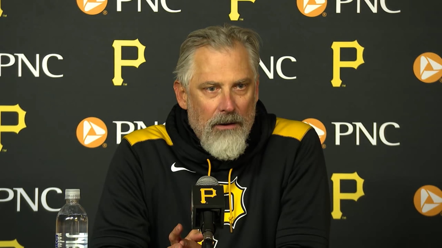 Derek Shelton on Henry Davis, benches clearing | 04/16/2025 | MLB.com