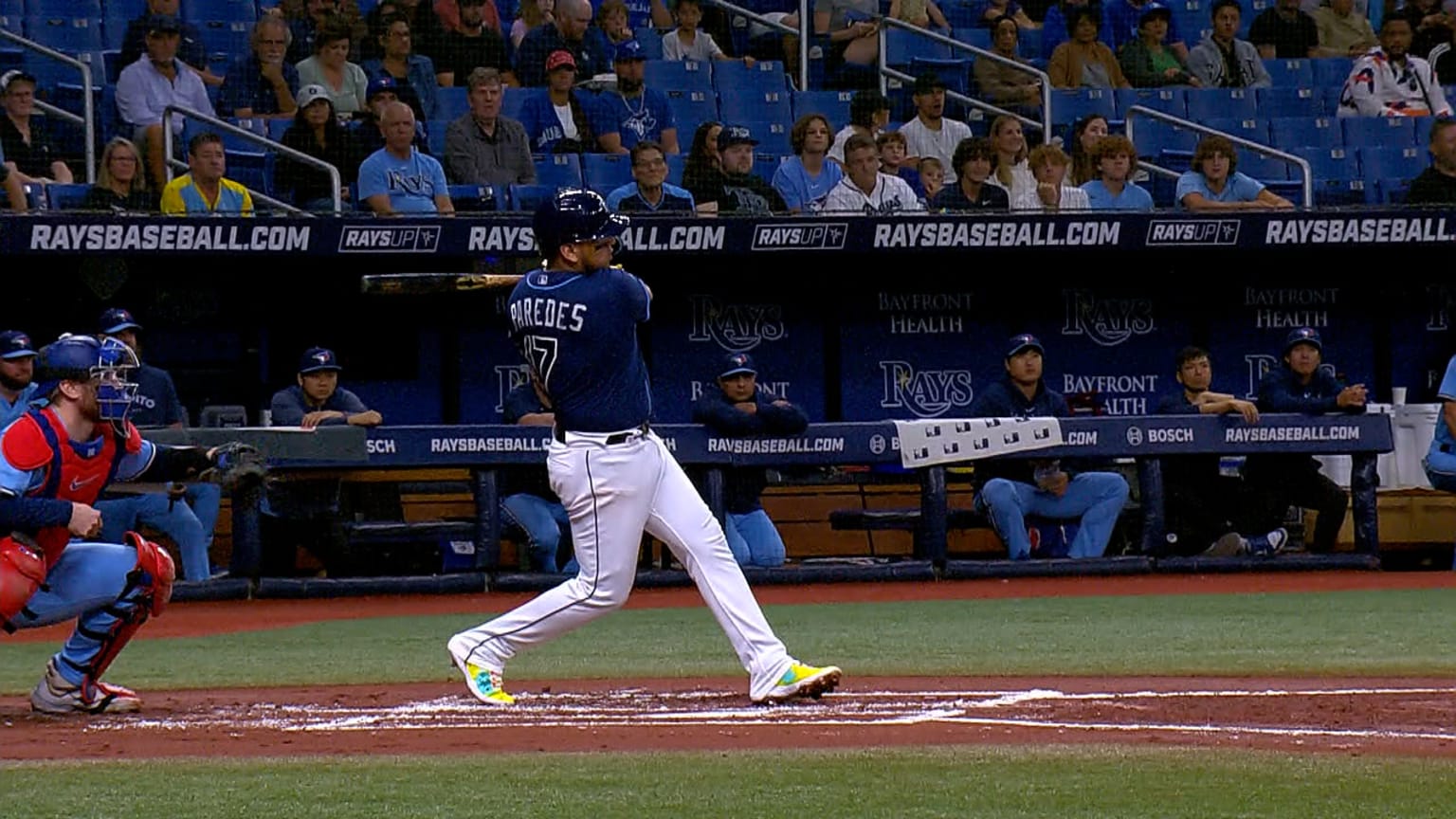 Isaac Paredes lines an RBI single to left field | 05/24/2023 | MLB.com