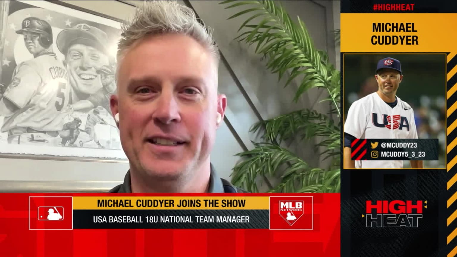 Cuddyer on managing the USA Baseball 18U team, Twins | 02/22/2023 | MLB.com