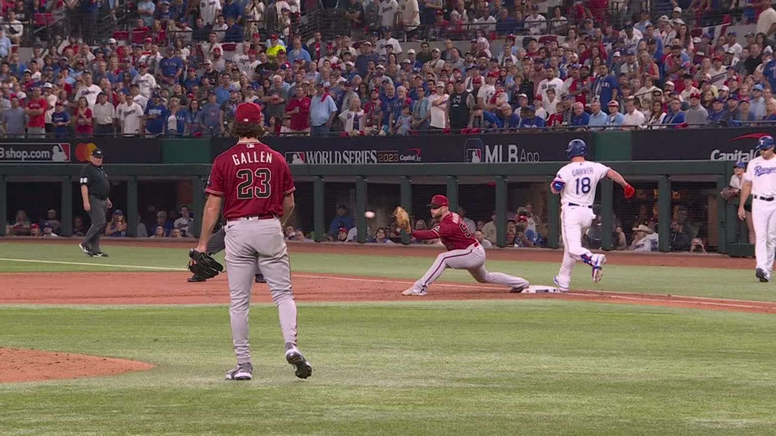 The D-backs turn a double play after a review | 10/27/2023 | Arizona ...