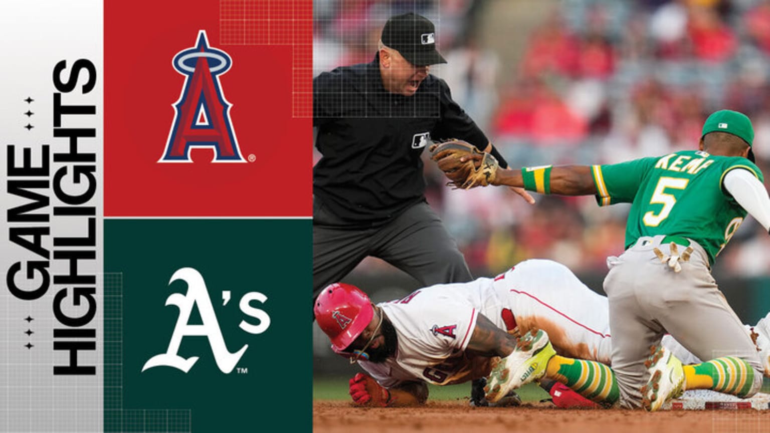 Canning, Drury lead Angels in 5-3 over the A's | 04/25/2023 | Los ...