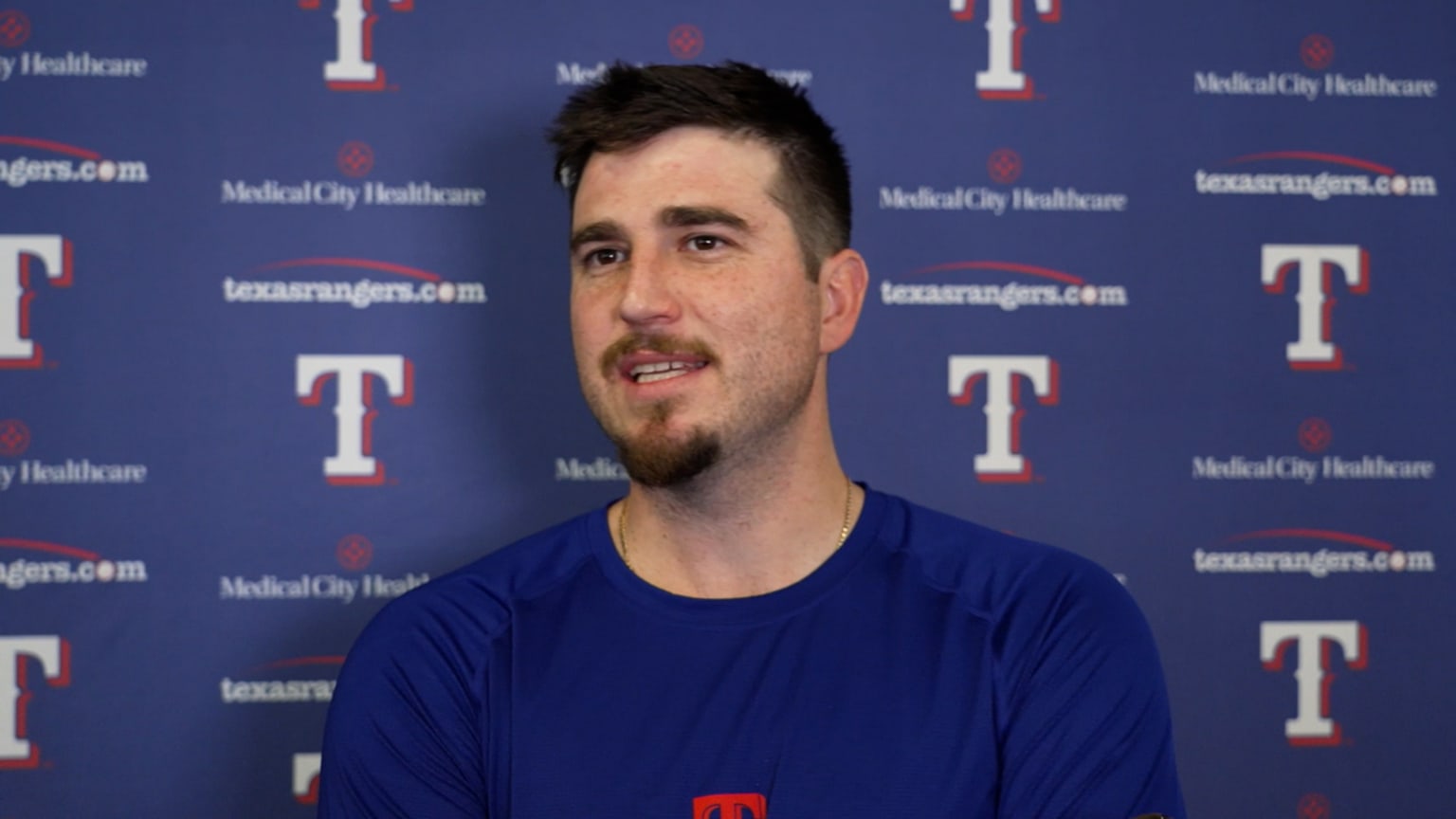 Luke Jackson on signing one-year deal with Rangers | 02/17/2025 | Texas ...