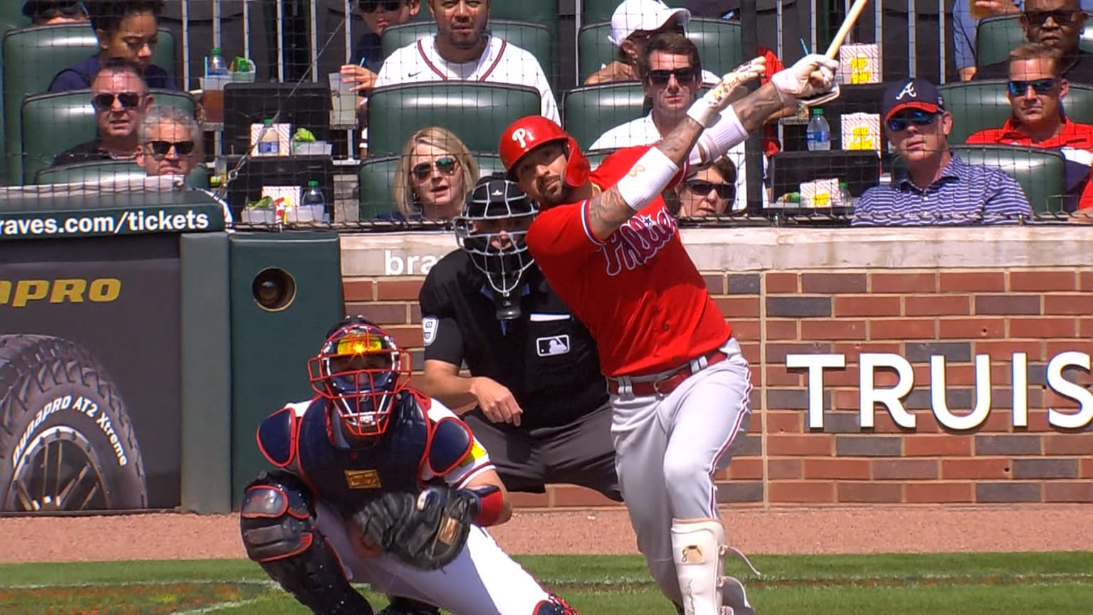 Check out Nick Castellanos' home run using Data Viz | 09/20/2023 ...