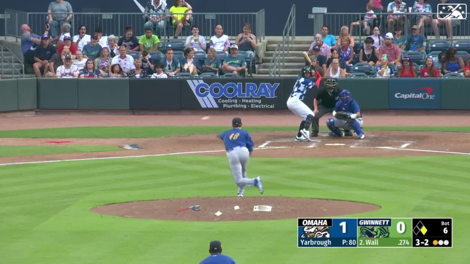 Ryan Yarbrough fans his sixth and final batter | 07/05/2023 | Kansas ...