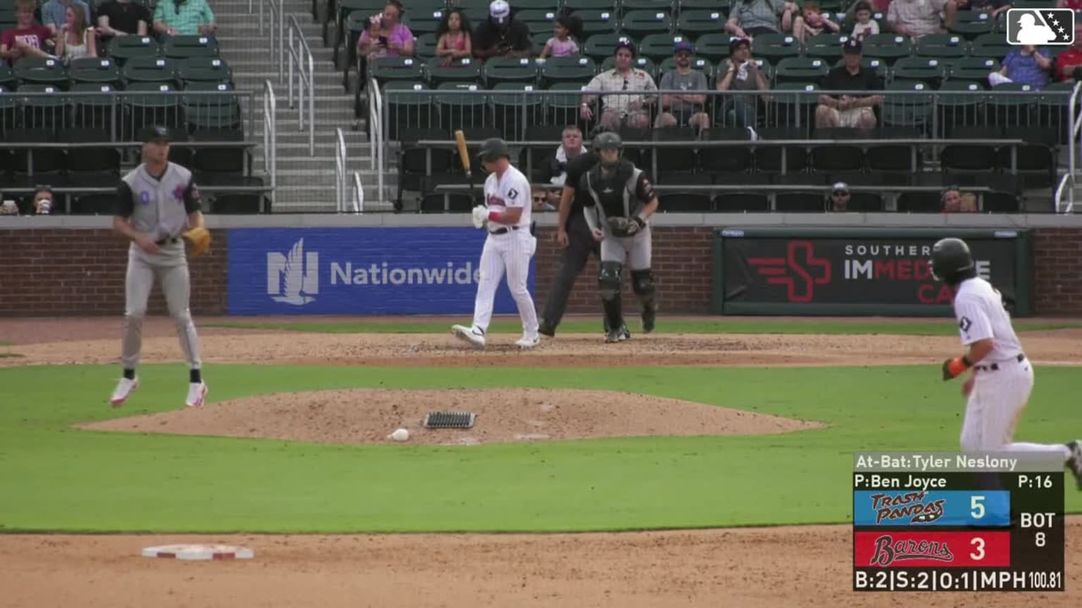 Ben Joyce's third strikeout vs. Birmingham | 05/30/2024 | Los Angeles Angels