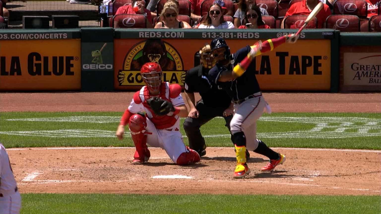 Ronald Acuña Jr. tags a double to left in the 4th | 06/25/2023 ...