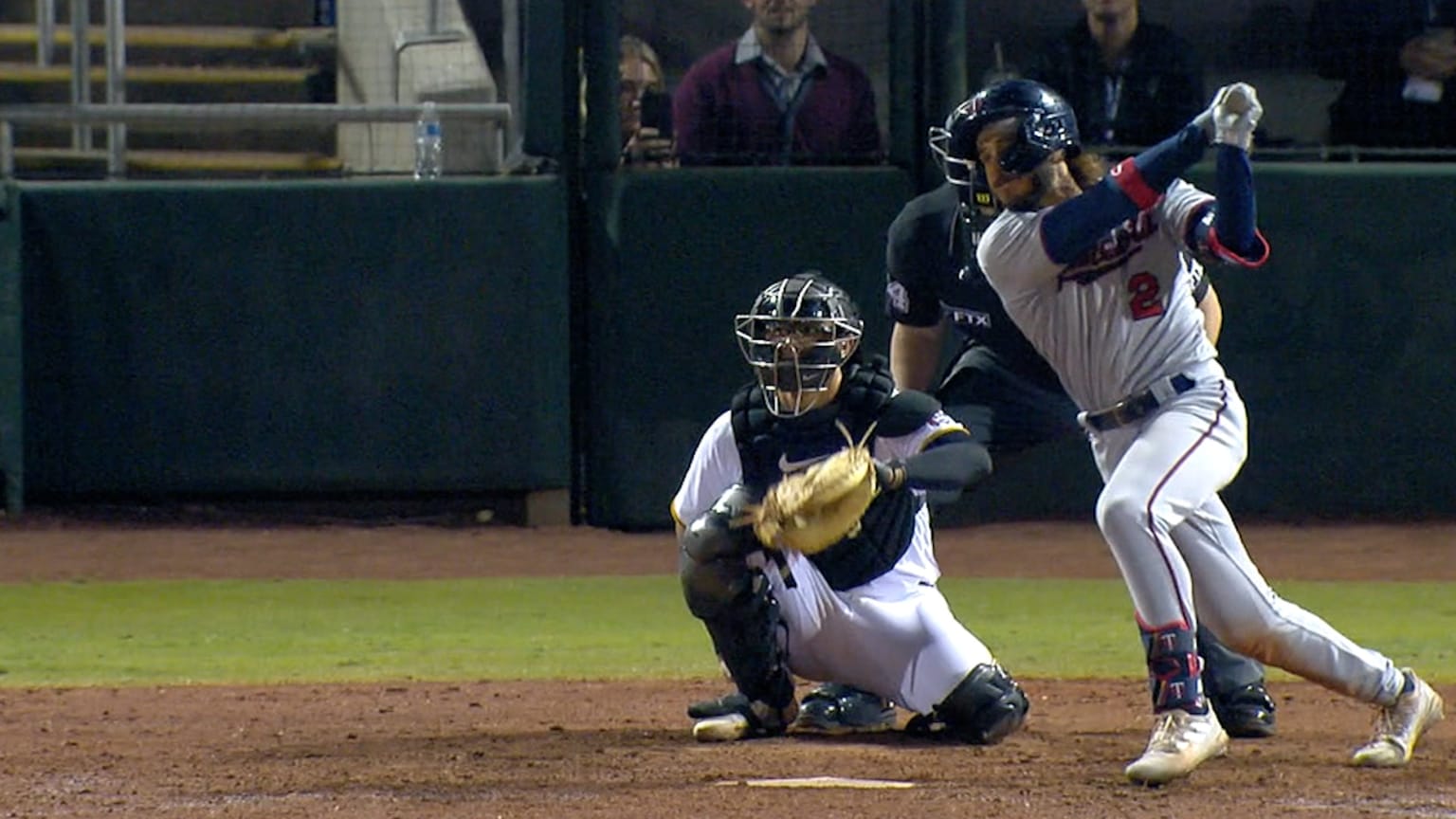 Austin Martin rips an RBI single in the 11th inning | 11/13/2022 ...