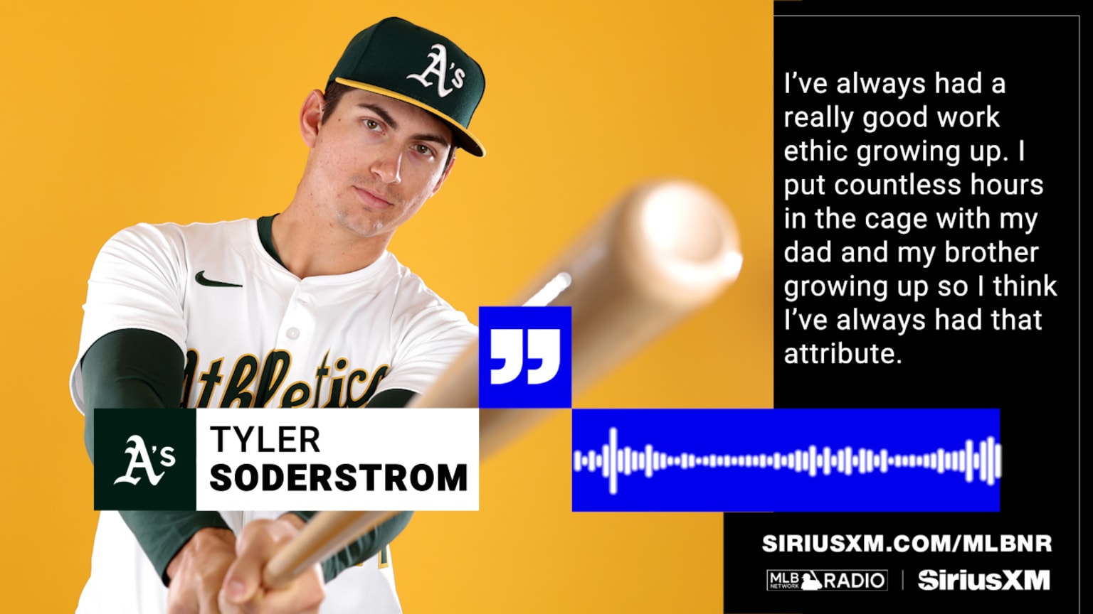 Tyler Soderstrom talks his development, work ethic | 03/23/2025 | Athletics