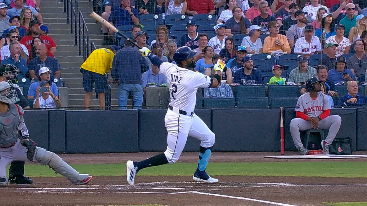 Yandy Díaz inicia con jonrón | 14/04/2025 | Los Rays de Tampa Bay